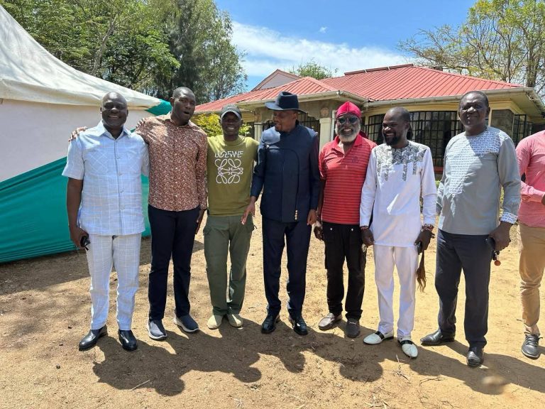 Awendo MP walter Owino leads dignitaries in a surprise visit to Raila ...